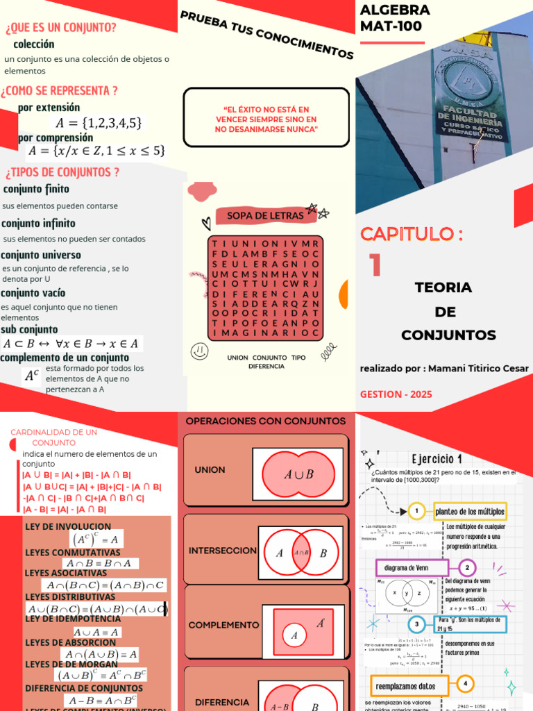 Introducción a la Teoría de Conjuntos | PDF | Objetos matemáticos | Álgebra