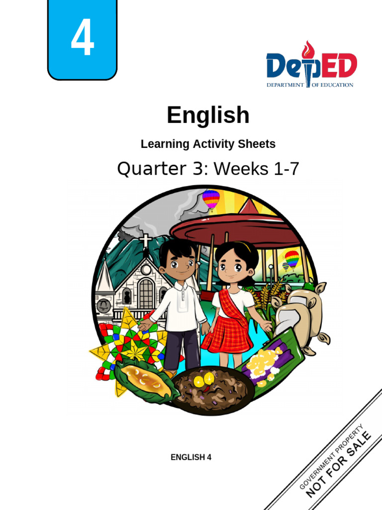 Q3 English Grade 4 Weeks 1 7 | PDF | Adverb