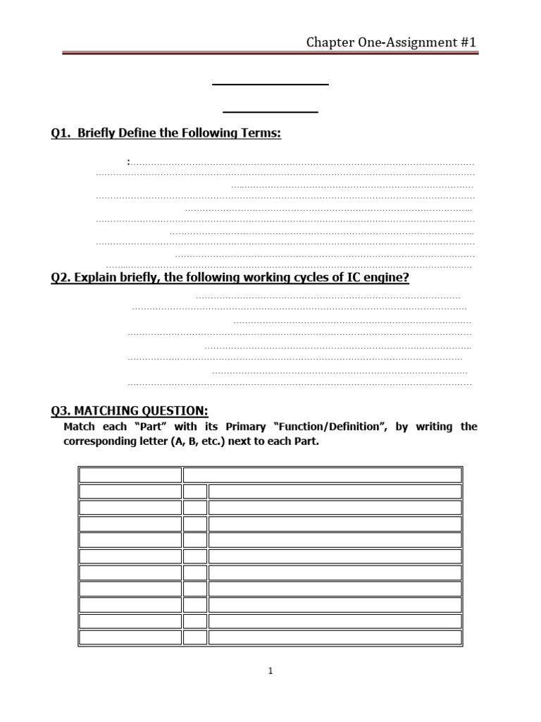 Assignment#1 CH 1 FINAL 8.2.2025 | PDF | Engines | Propulsion