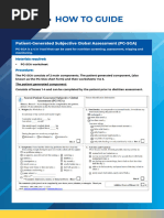 Global Assessment (PG-SGA) : Scored Patient-Generated Subjective | PDF ...