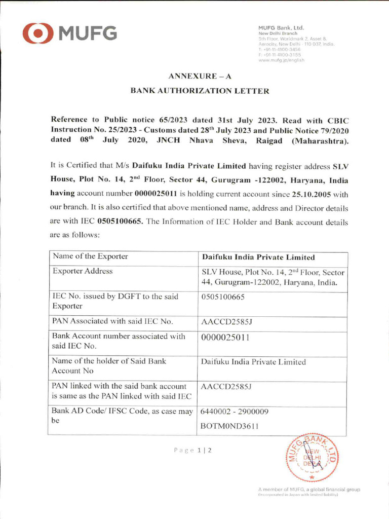 DAIFUKU INDIA 20022025 - Compressed | PDF