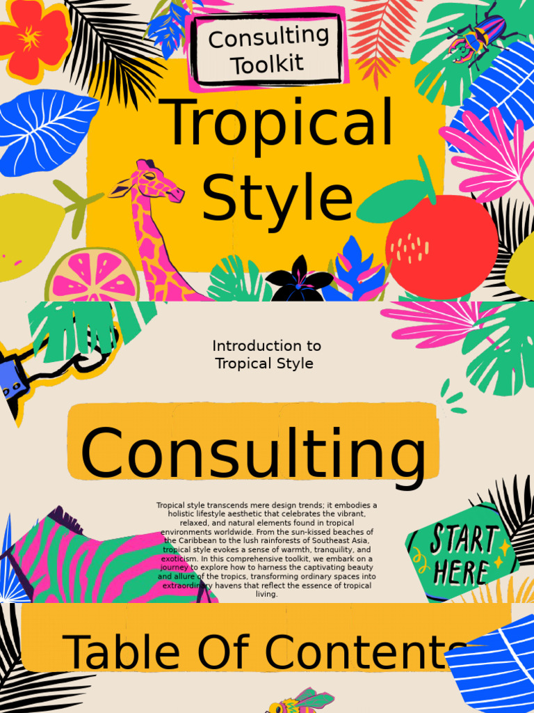 Tropical Style Consulting Toolkit | PDF