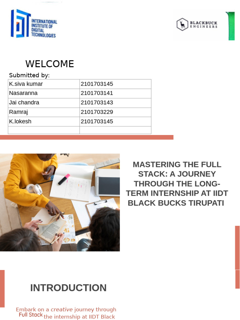Full Stack Internship Insights | PDF