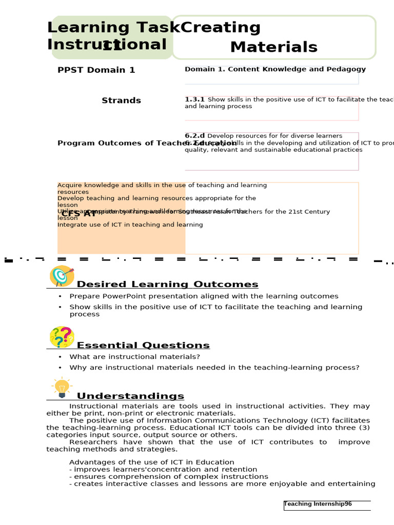 Positive ICT Integration in Education | PDF | Educational Technology ...