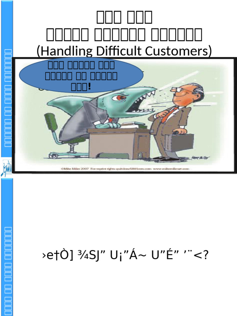 Handling Difficult Customers | PDF
