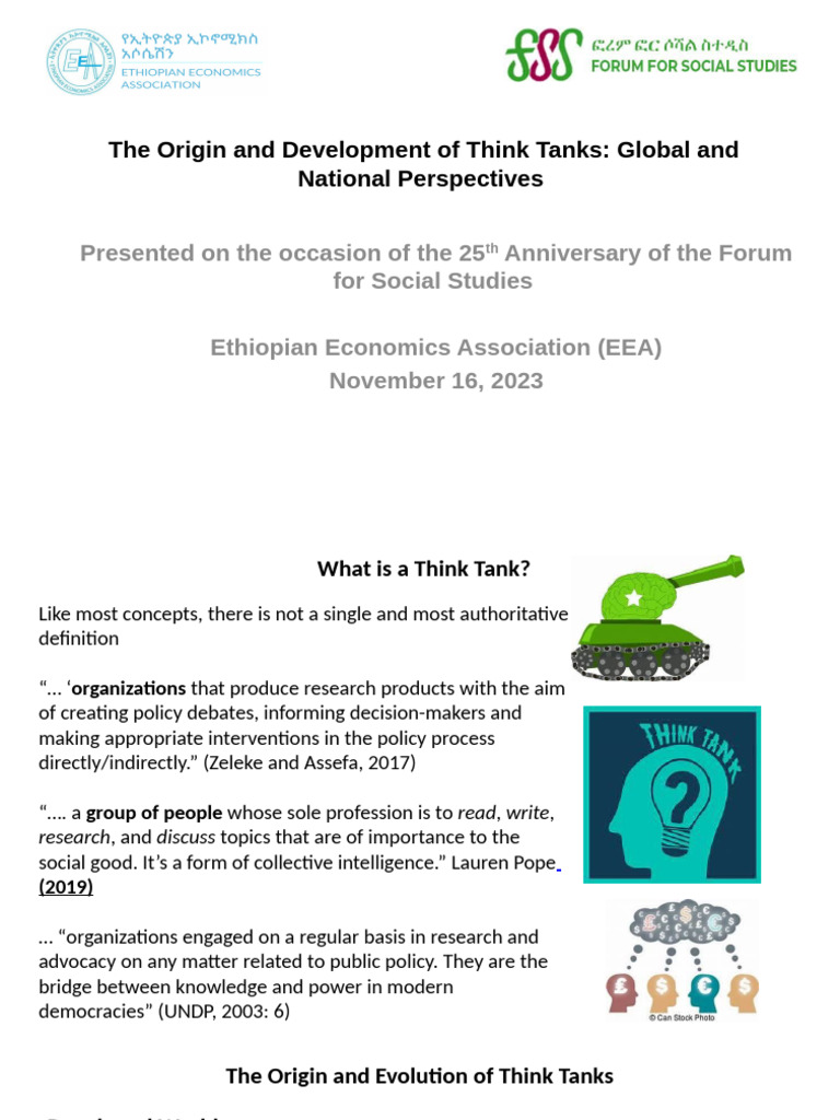 Evolution of Think Tanks in Ethiopia | PDF | Think Tank | Ethiopia