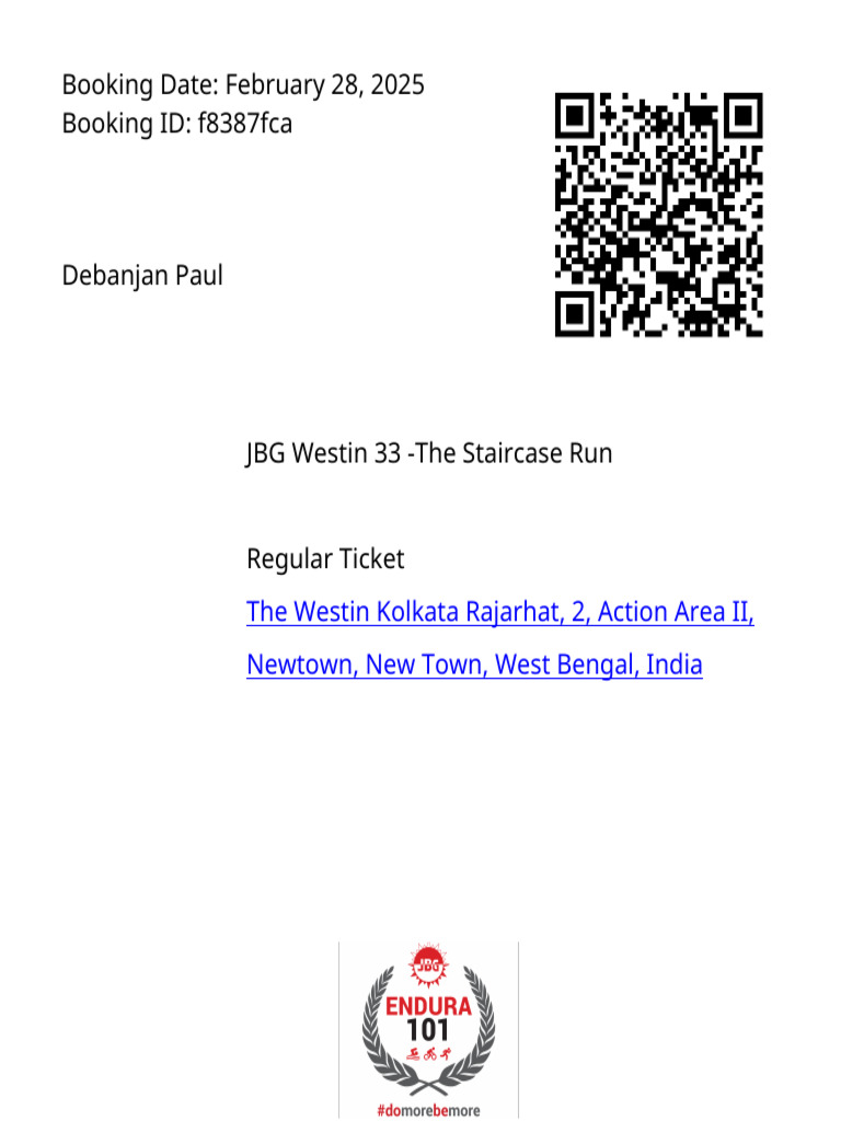 JBG Westin 33 Staircase Run 2025 | PDF