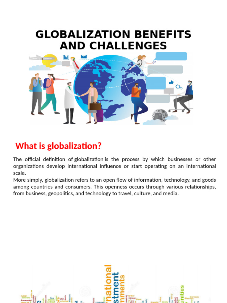 Globalization Benefits and Challenges | PDF | Globalization | Immigration