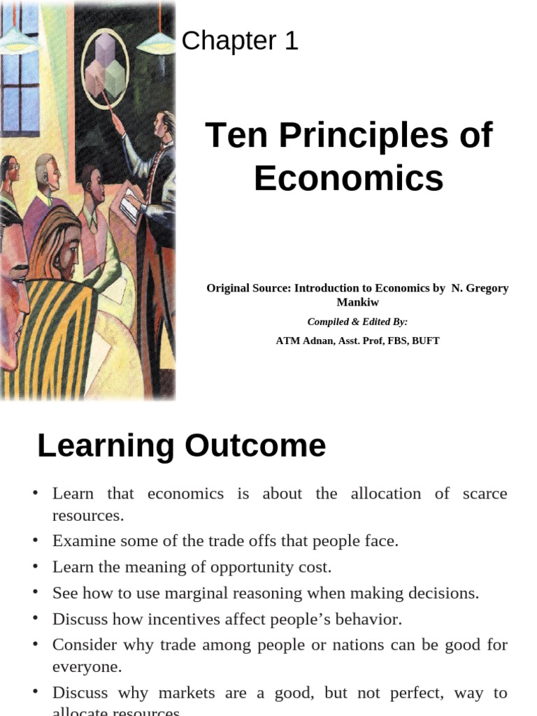 Ch 1 Ten Principles Of Economics 1 Pdf Economics Market