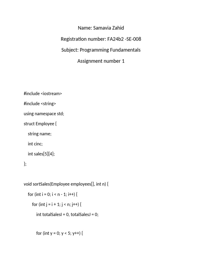 Oop Assignment 1-1 | PDF