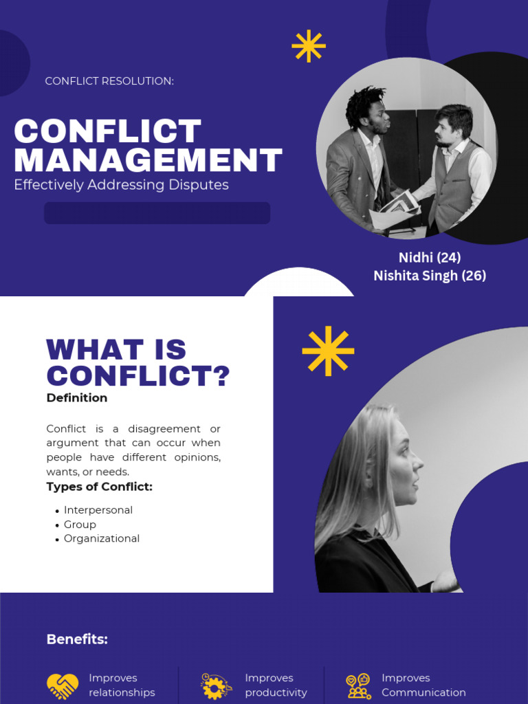Blue and White Modern Conflict Resolution Presentation - 20250114 ...