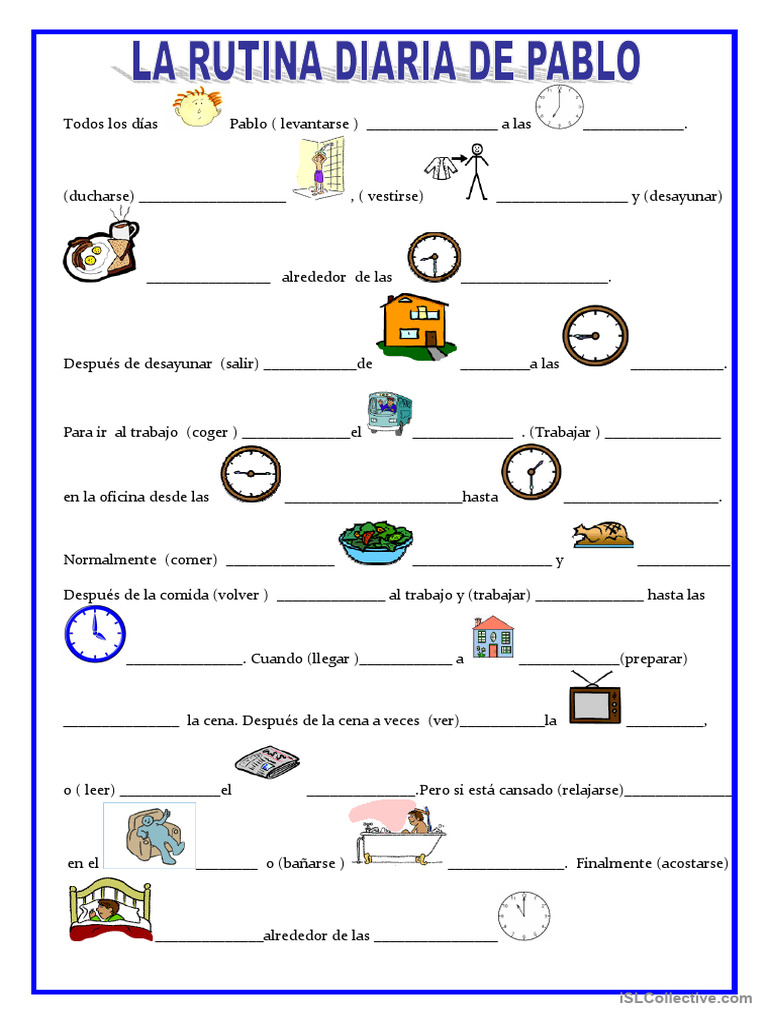 La Rutina de Pablo | PDF