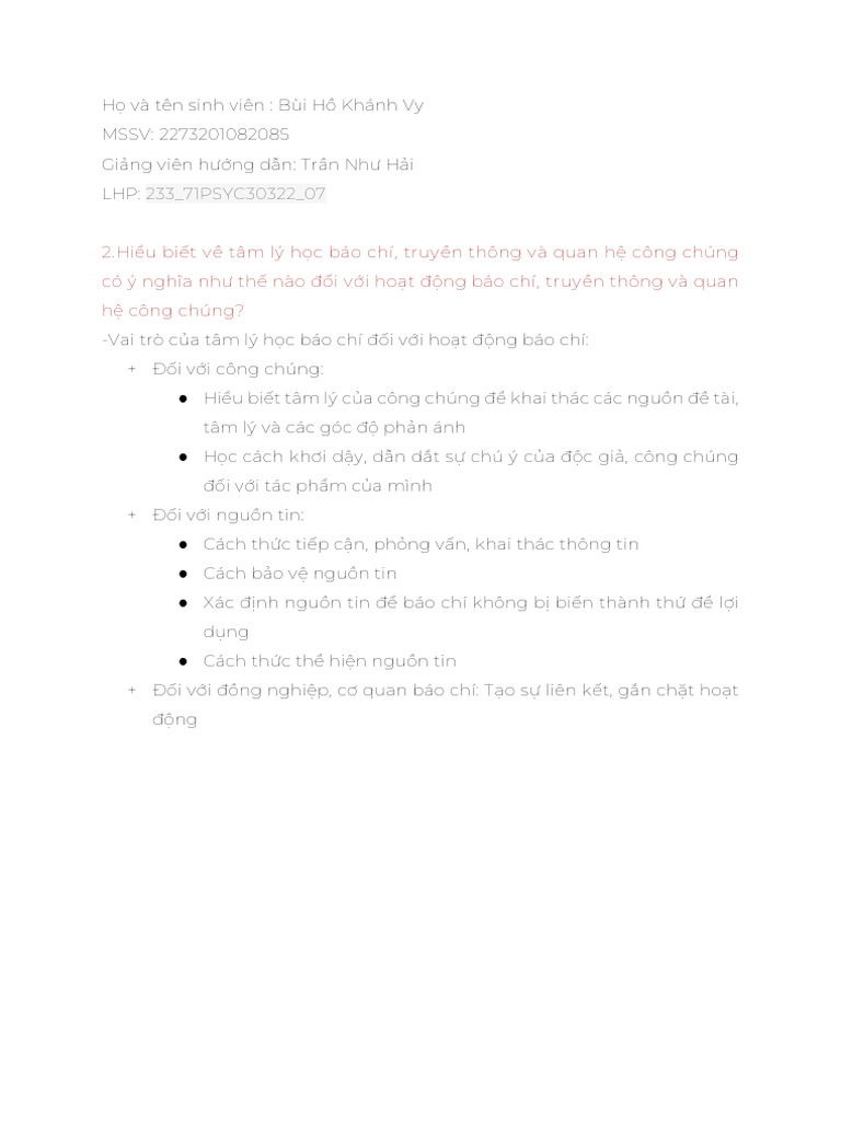 Nhóm 4-Bùi Hồ Khánh Vy-2273201082085-Bts2 | PDF