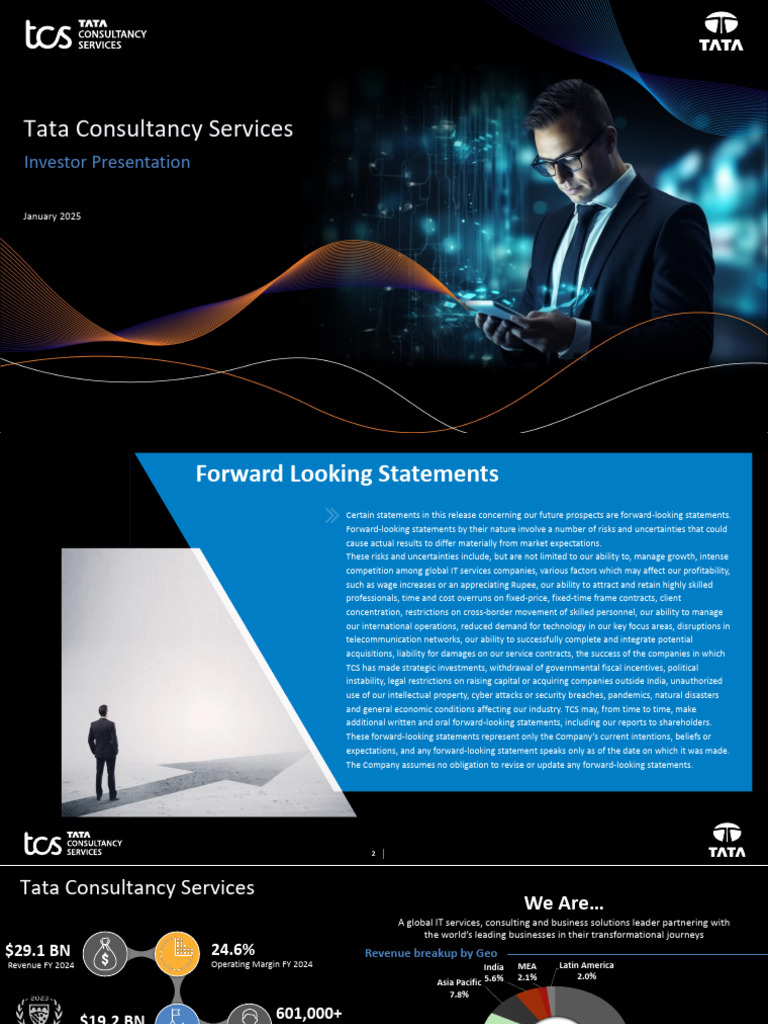TCS Investor Presentation January 2025 | PDF | Artificial Intelligence ...