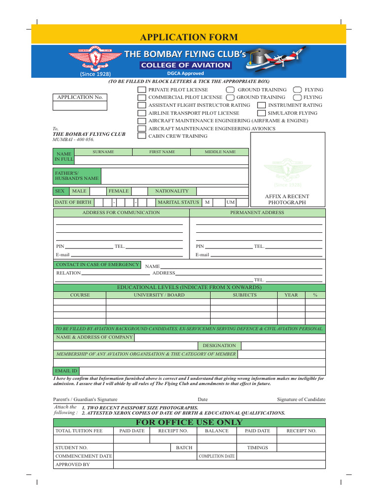CPL FORM | PDF | Aviation | Aviation Safety