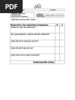 MoCA Basic Spanish Test PDF | PDF