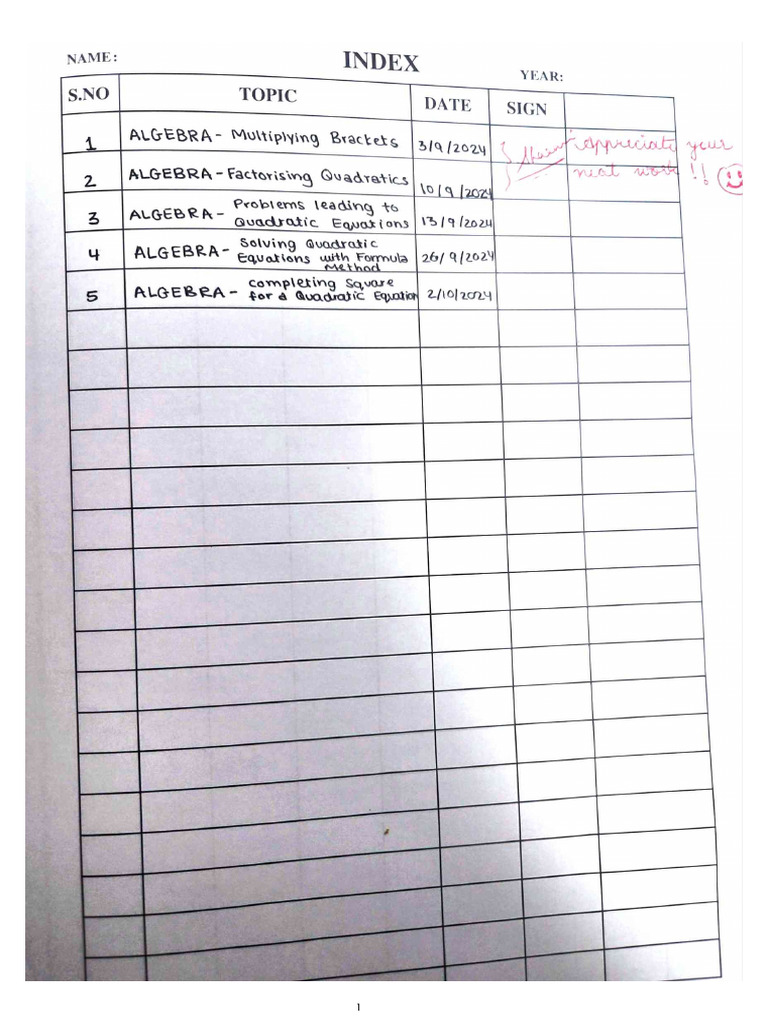 Maths Notebook | PDF