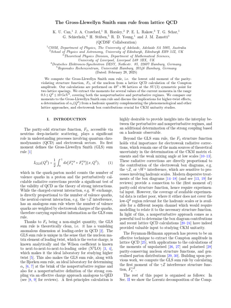 parity odd structure | PDF | Quantum Chromodynamics | Hadron