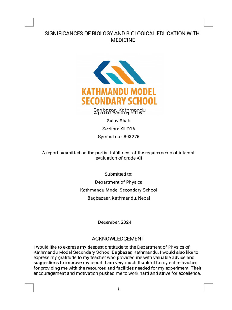 Sulav Botany Intro Final Pakka Pakka Pakka | PDF