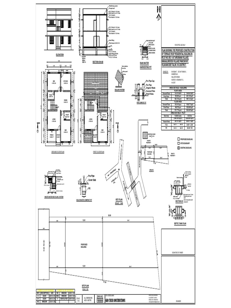 Ban 2B2 R392 4 04 24 DWG | PDF | Architectural Elements | Building