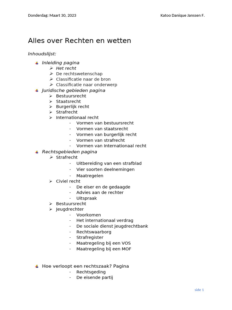 Rechten | PDF