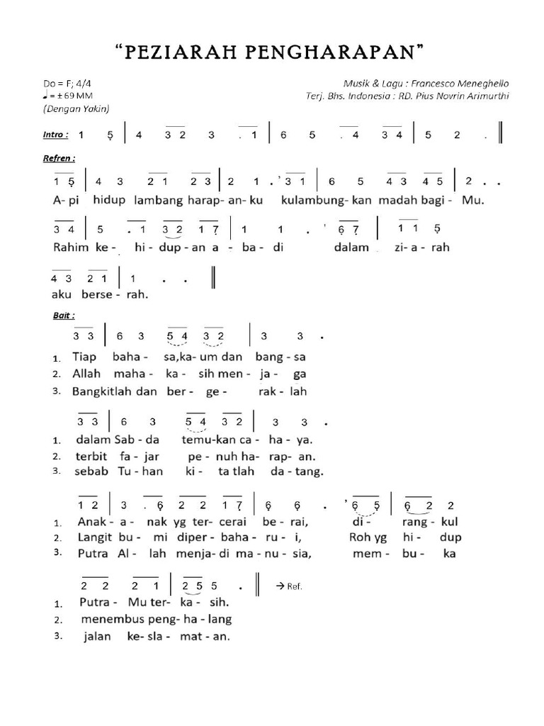 Peziarah-Pengharapan-Unisono | PDF