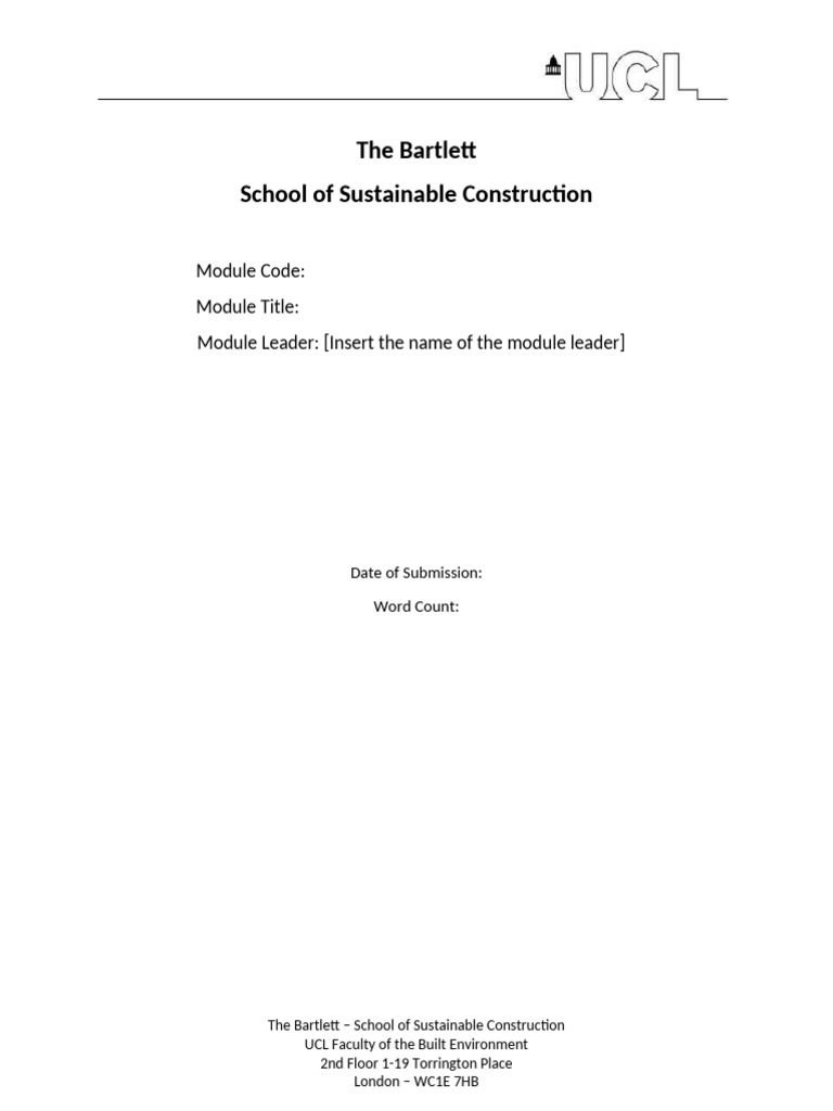 Assignment Cover Page - MSC | PDF