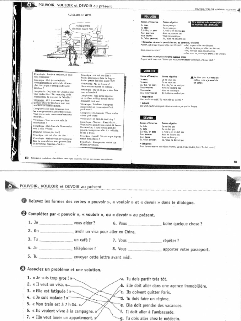 Devoir, Pouvoir, Vouloir CHCH | PDF