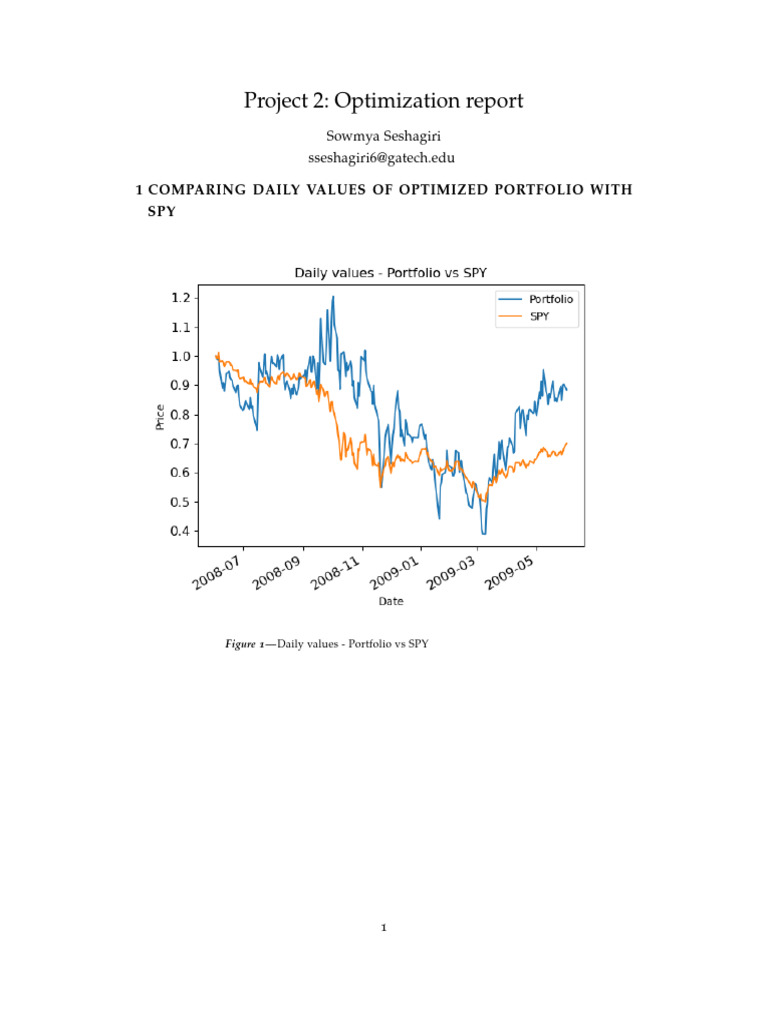 Daily Portfolio vs SPY Comparison Report | PDF