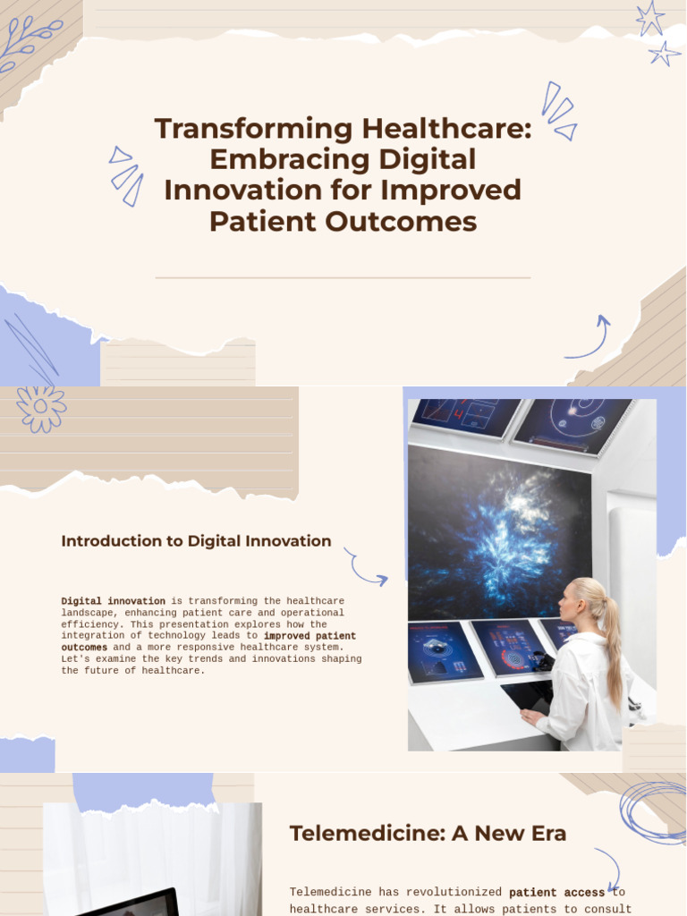 Slidesgo Transforming Healthcare Embracing Digital Innovation For ...