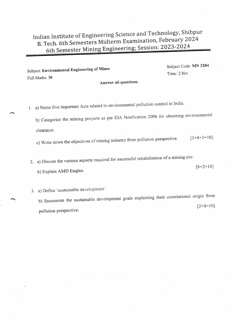 2024 MN 3204 MID Sem | PDF