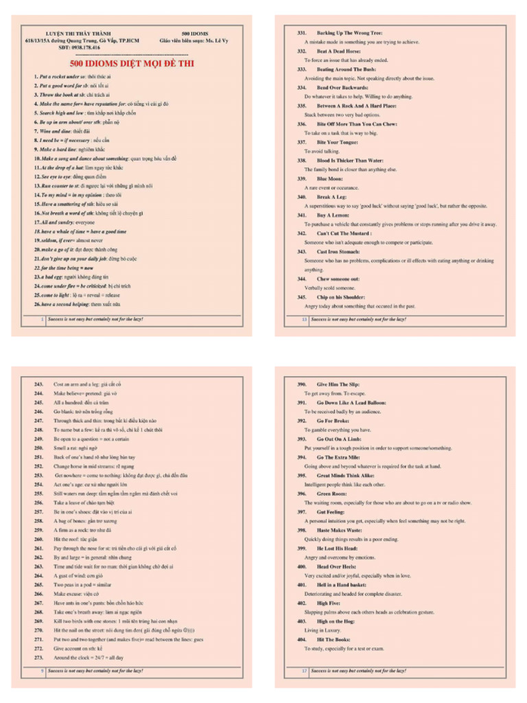 idiom | PDF