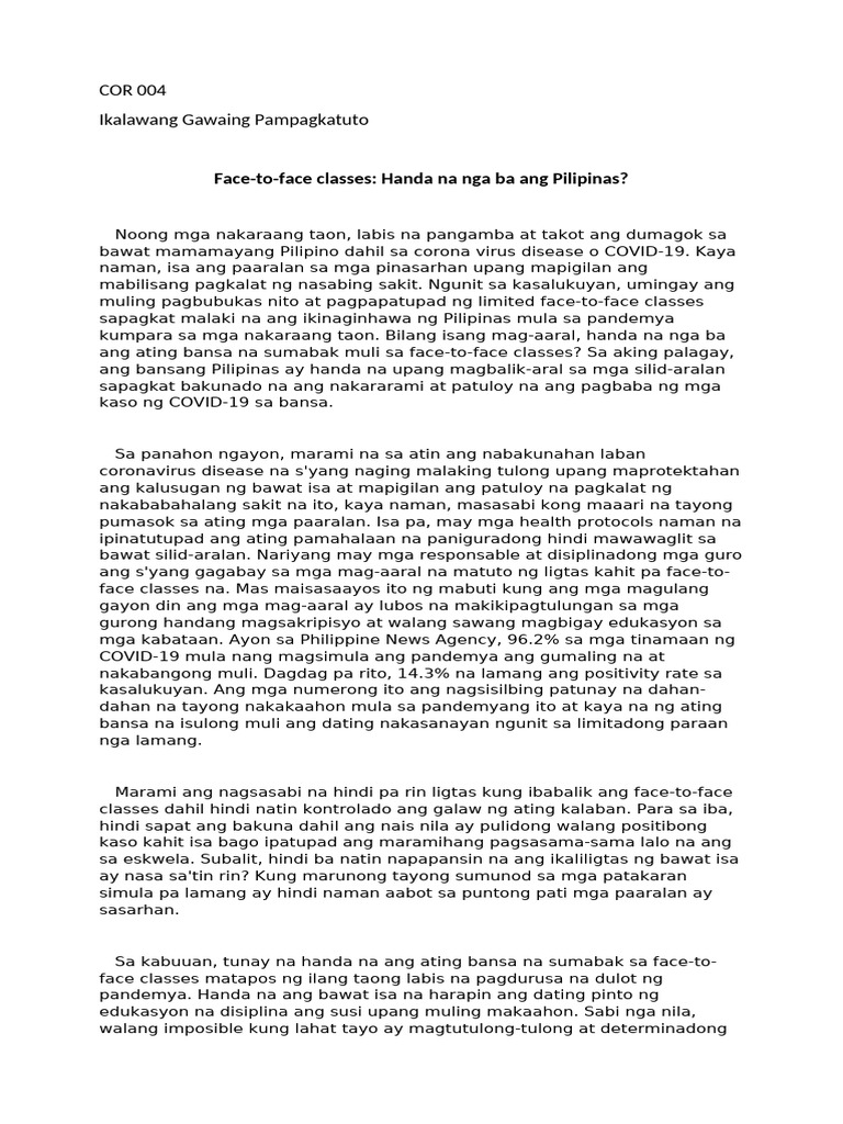 Cor 004 - 2ND LT | PDF