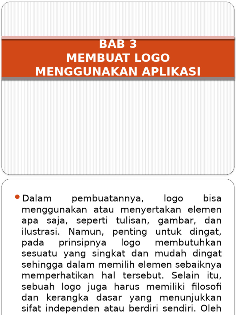 BAB 3 Membuat Logo | PDF