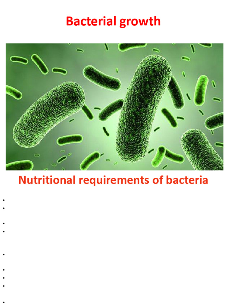 7 Bacterial Growth and Culture 11 | PDF | Growth Medium | Bacteria