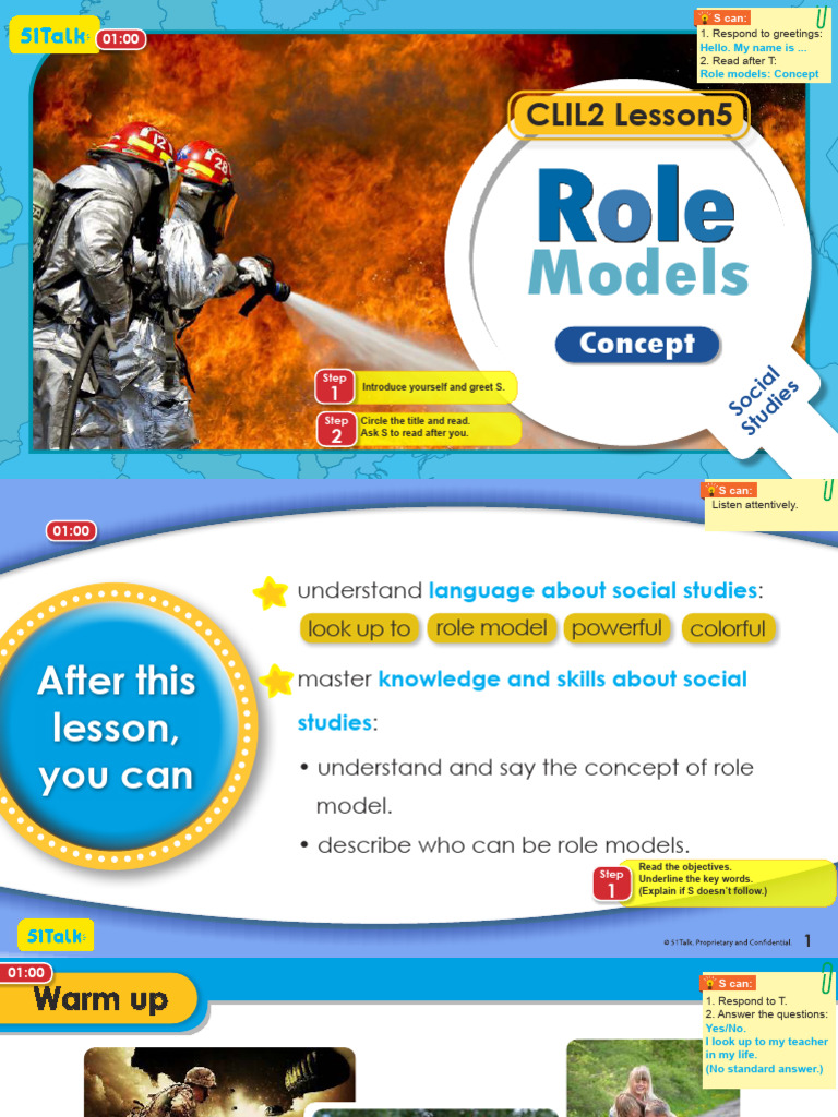 Social Studies - Lesson 5 - Role Models | PDF | Question | Learning