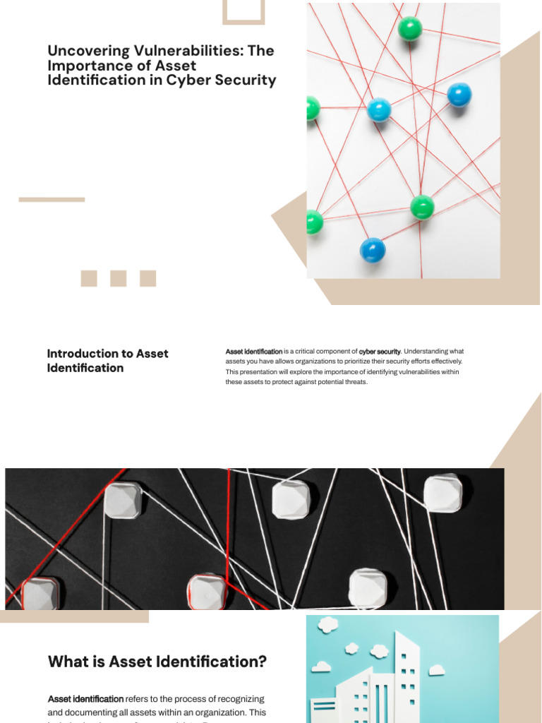 Importance of Asset Identification in Cybersecurity | PDF