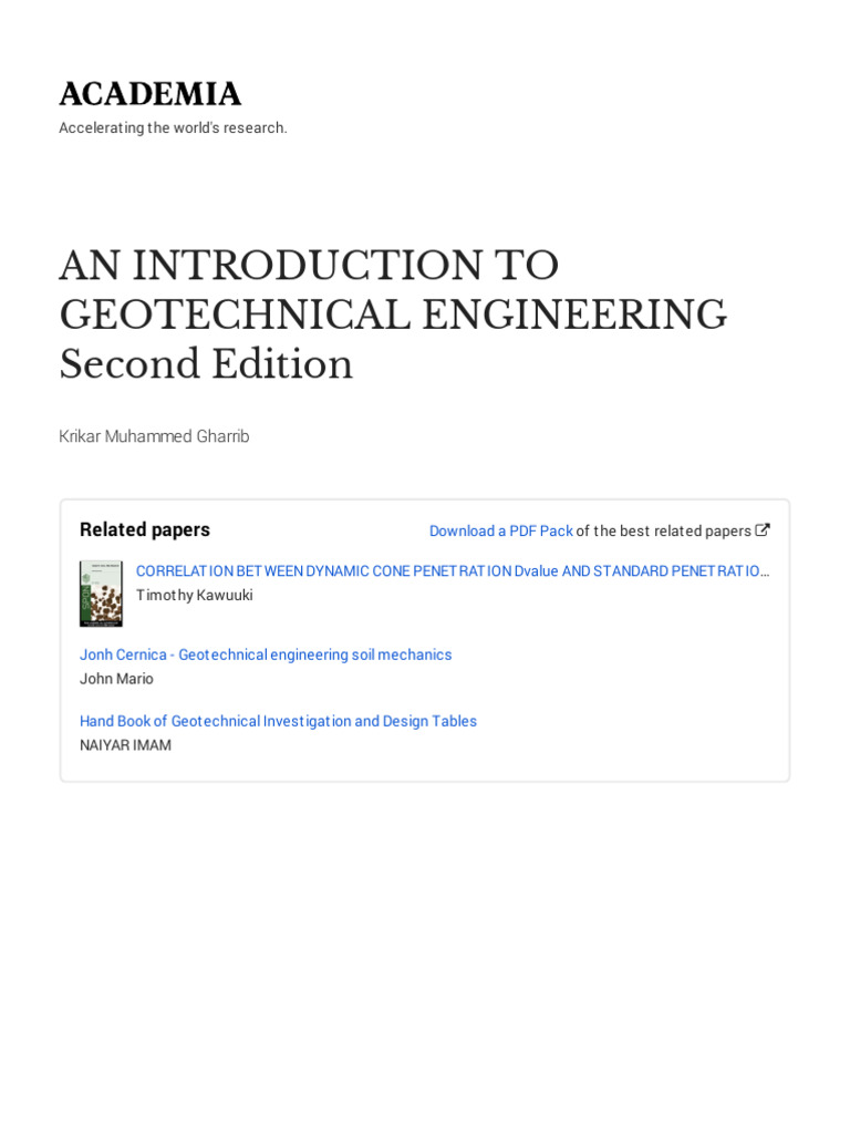 Pdfcoffee.com an Introduction to Geotechnical Engineering Second Edition 4 PDF Free | PDF | Soil ...