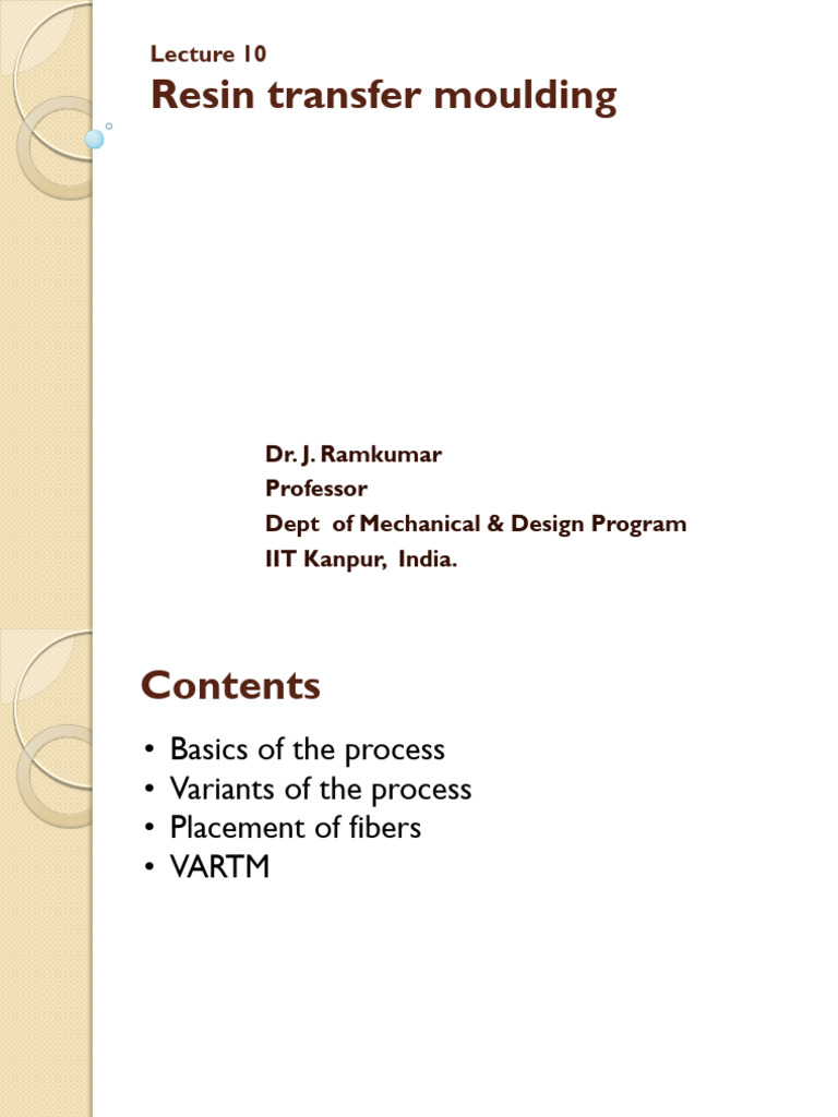 RTM vs VARTM: Processes & Applications | PDF | Organic Polymers | Materials