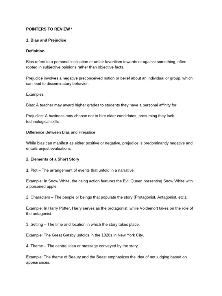 Pointers To Review Reviewer | PDF | Fallacy | Cognition