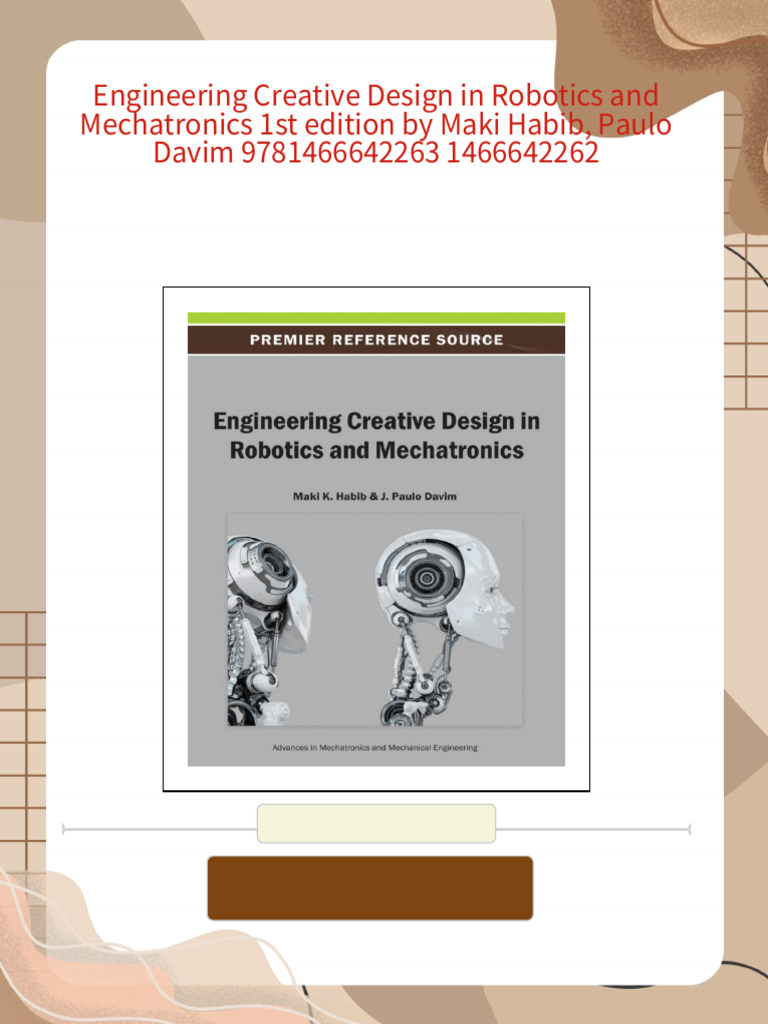 Engineering Creative Design in Robotics and Mechatronics 1st Edition by ...