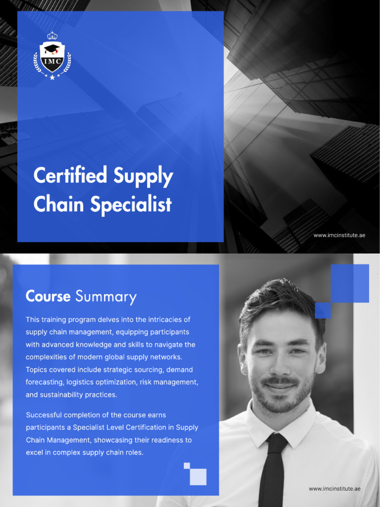 Certified Supply Chain Specialist Course | PDF | Supply Chain | Logistics