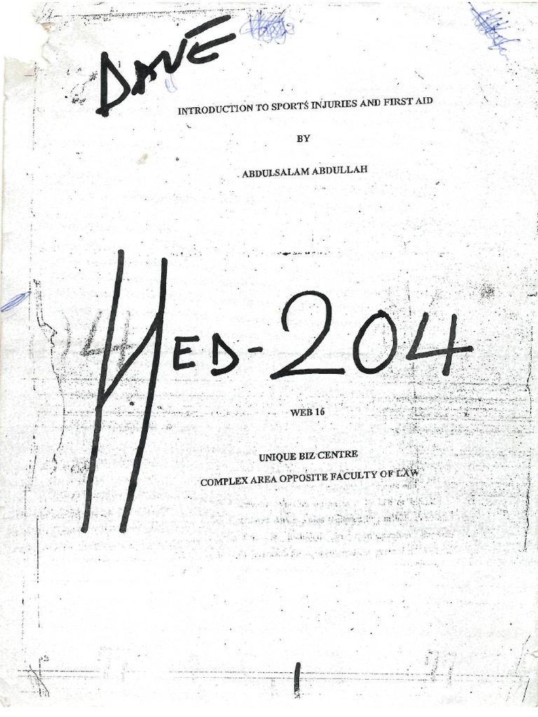 HED 204 | PDF