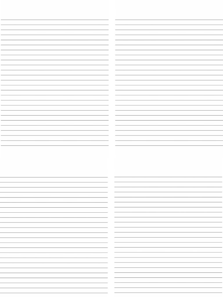 Notebook Lines | PDF