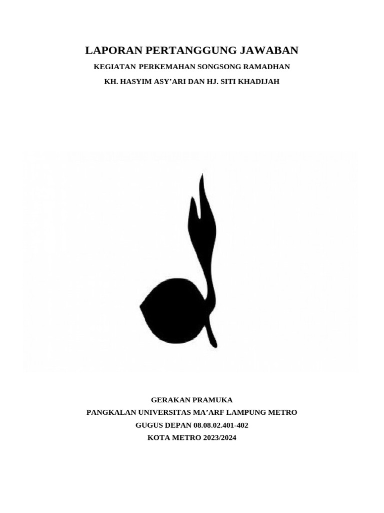 Laporan Perkemahan Songsong Ramadhan 2025 | PDF