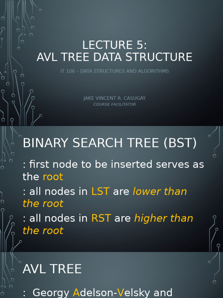 It106 Avl Tree Midterms | PDF | Algorithms And Data Structures | Algorithms