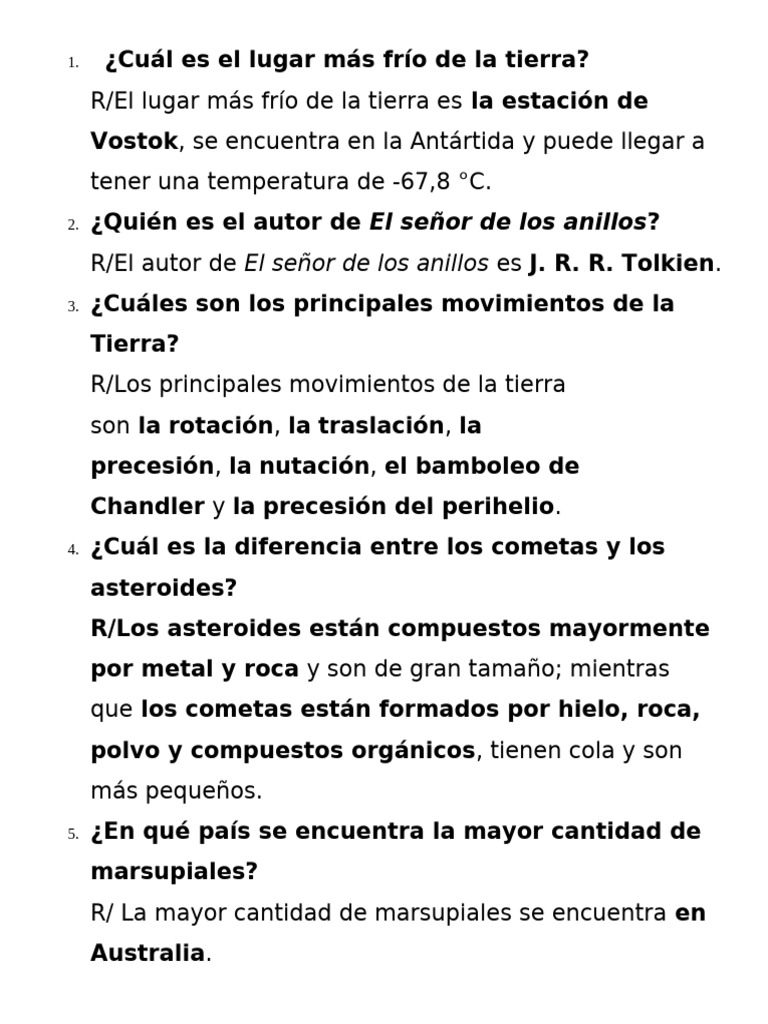 Cultura General 1 | PDF