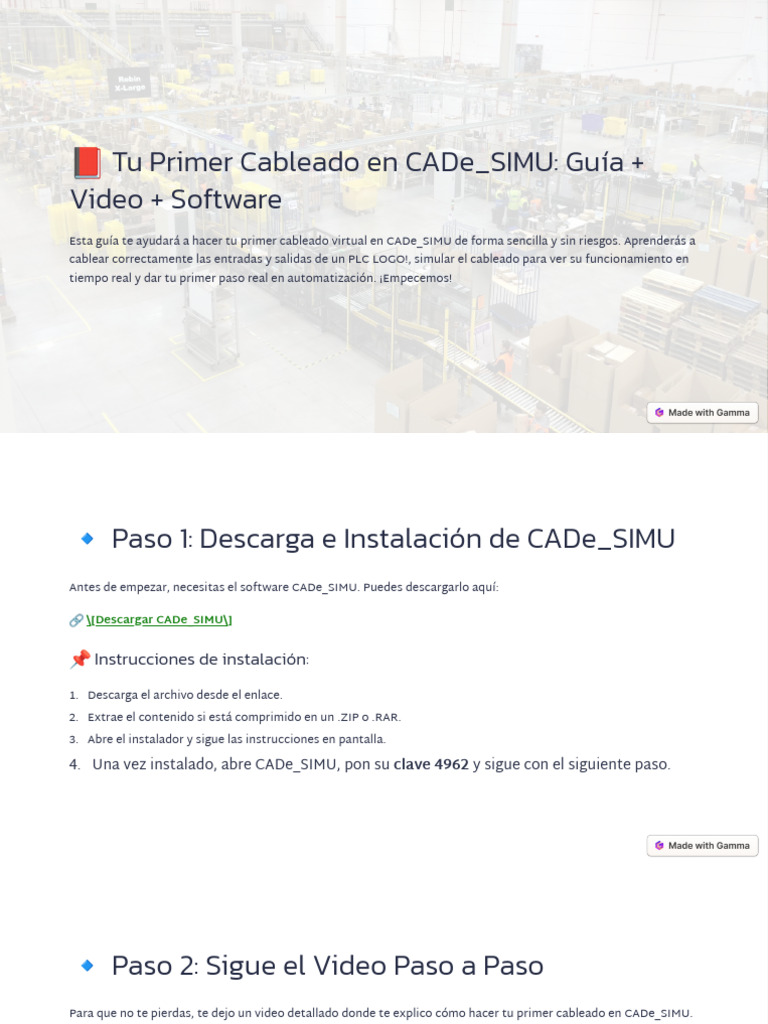 Primer Cableado en CADe_SIMU: Guía Rápida | PDF | Informática