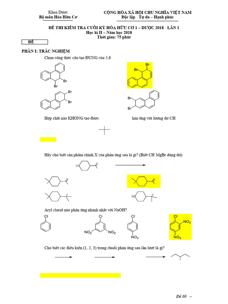 De2 D2018 L1 Dapan | PDF