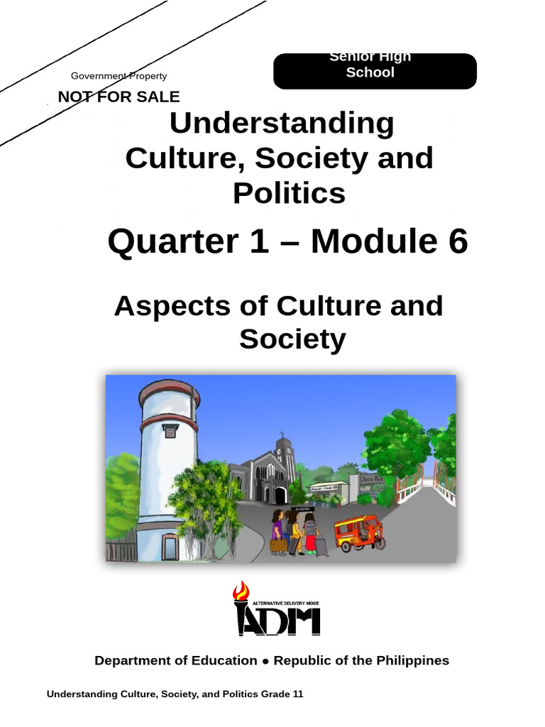 Ucsp q1 Mod6 Aspectofculture v2 | PDF | Learning | Educational Assessment